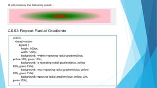 Css gradients | PPT