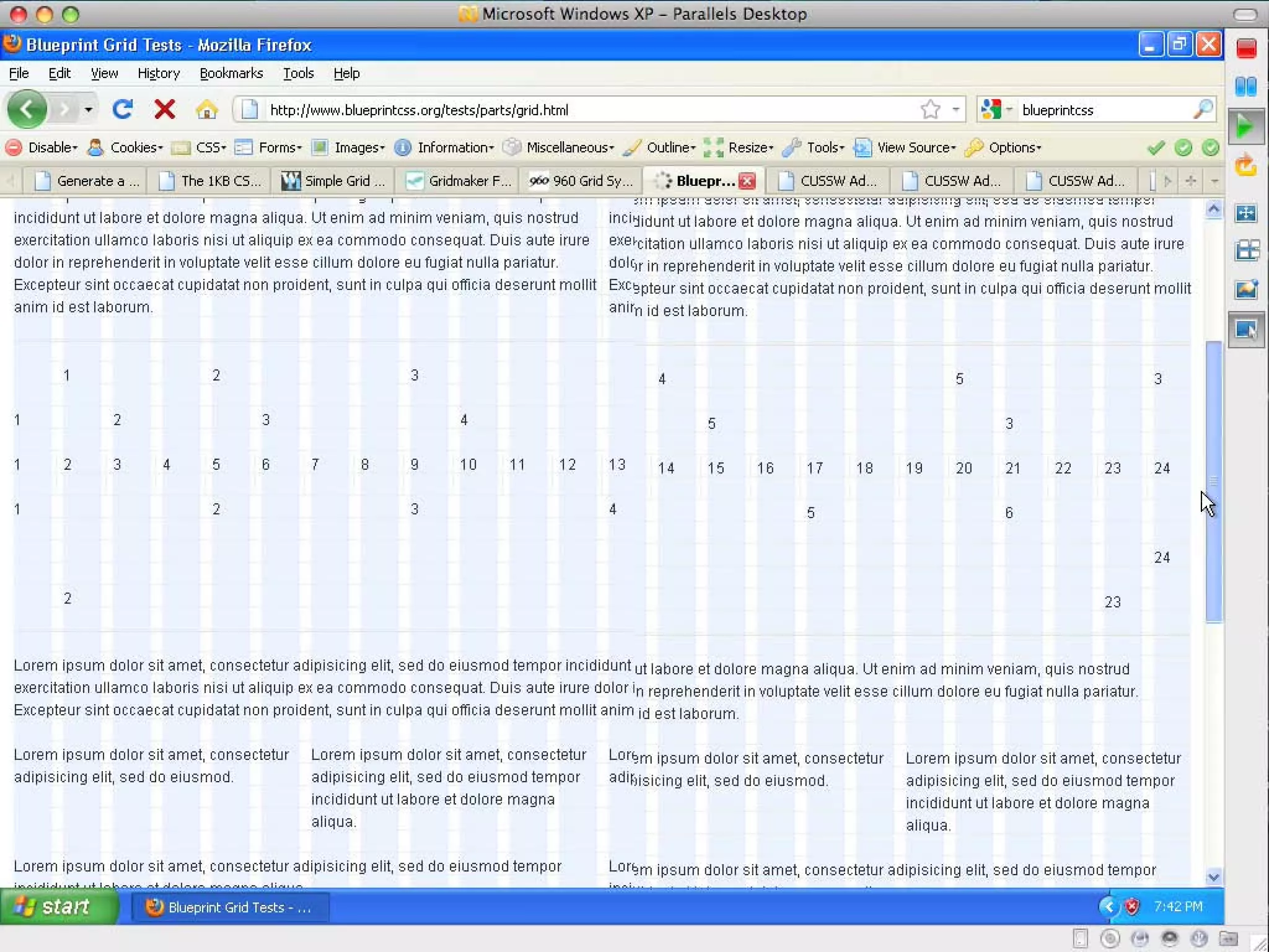 Css Grid Layout W Blueprint Css Pdf Web Design And Html Internet