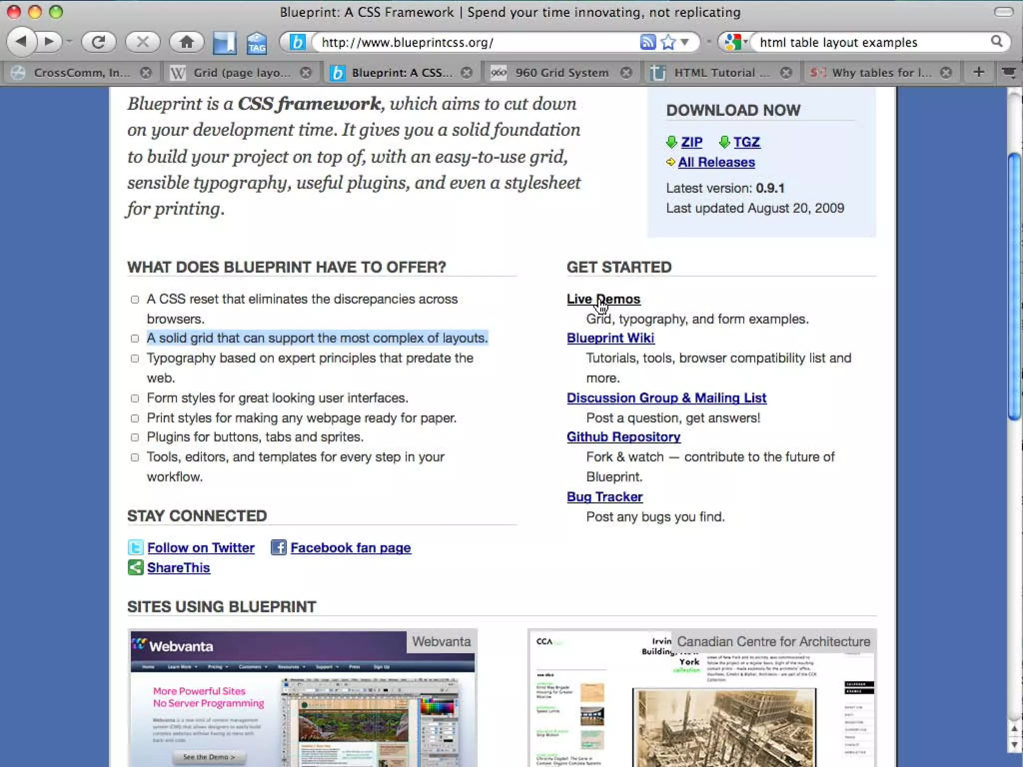 Css Grid Layout W Blueprint Css Pdf Web Design And Html Internet
