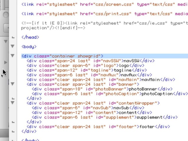CSS Grid Layout w/ Blueprint CSS | PDF | Web Design and HTML | Internet
