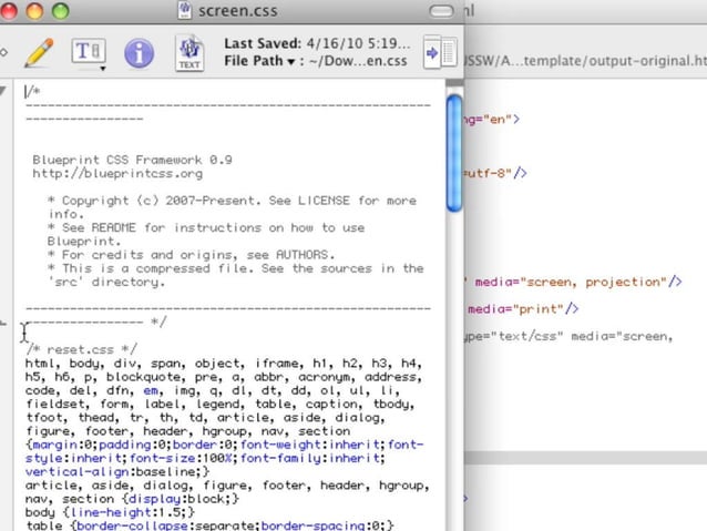 CSS Grid Layout w/ Blueprint CSS | PDF | Web Design and HTML | Internet
