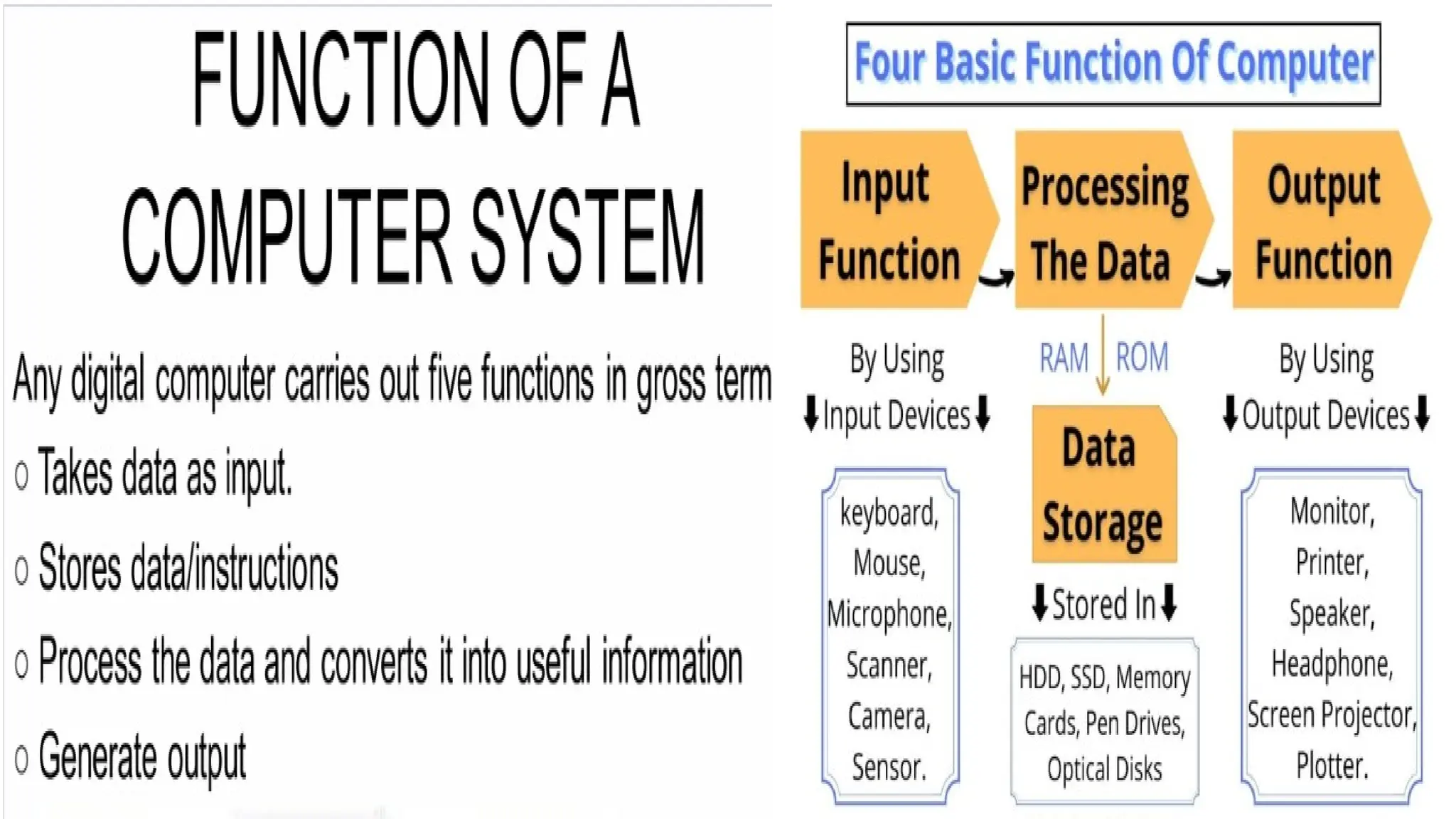 Introduction to computer hardware and software | PPTX