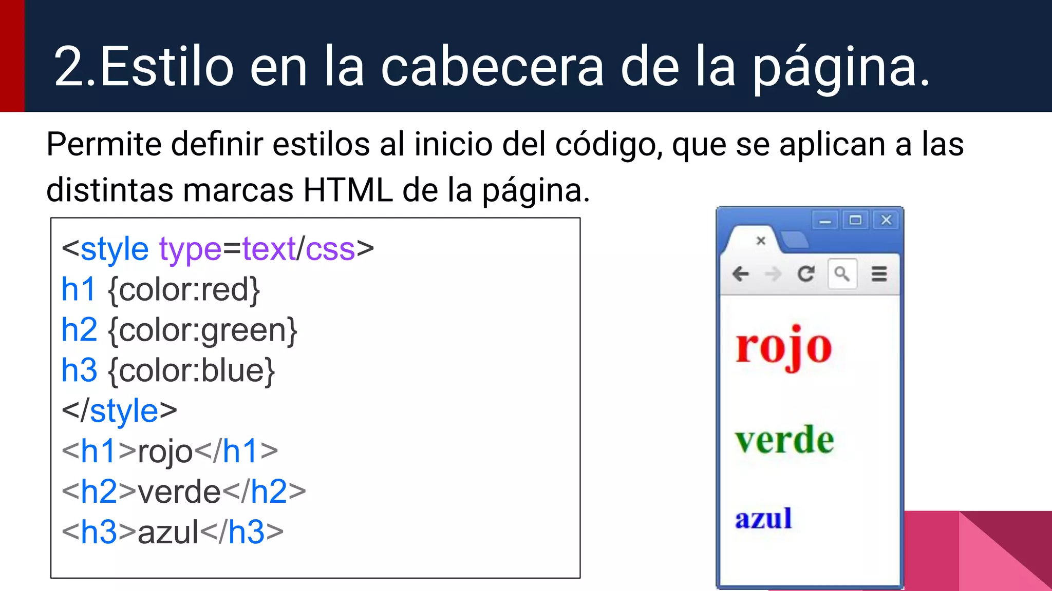 CSS Hoja de estilo en cascada | PPT