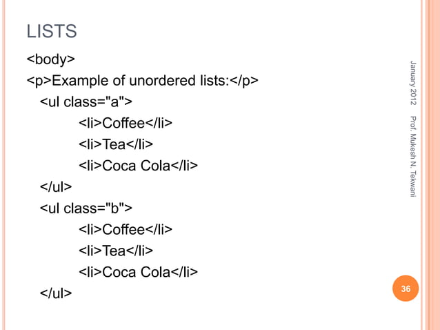 CSS-Cascading Style Sheets - Introduction | PPSX | Web Design and HTML | Internet