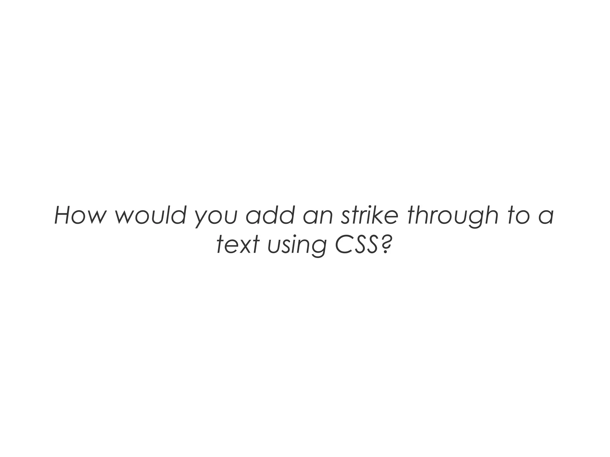 Css Jon Duckett Flashcards Odp