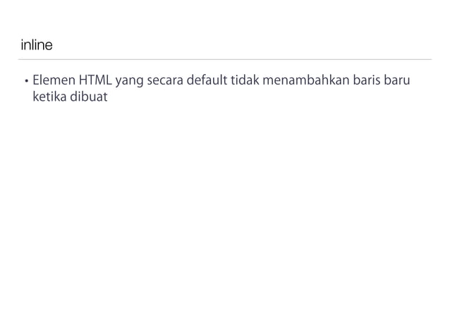 CSS Layouting #1 : Display | PDF