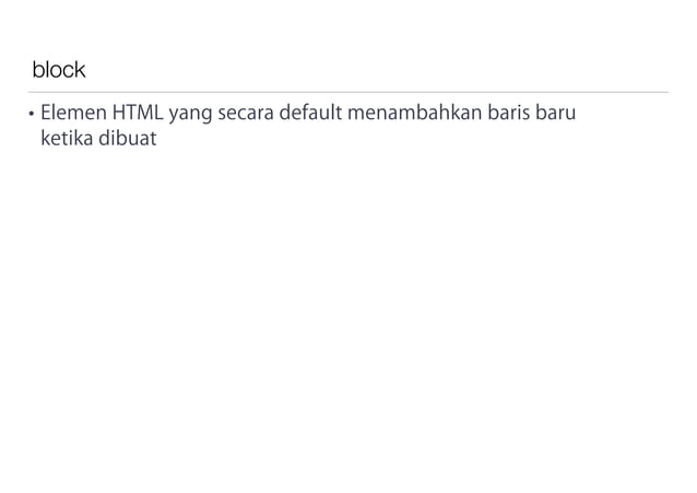 CSS Layouting #1 : Display | PDF