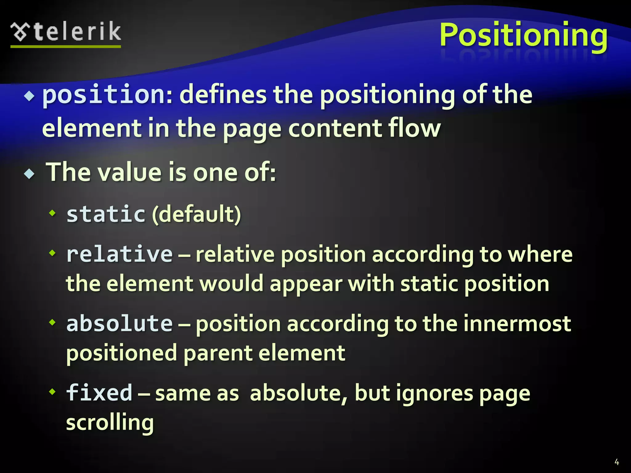 Css layout | PPT | Free Download