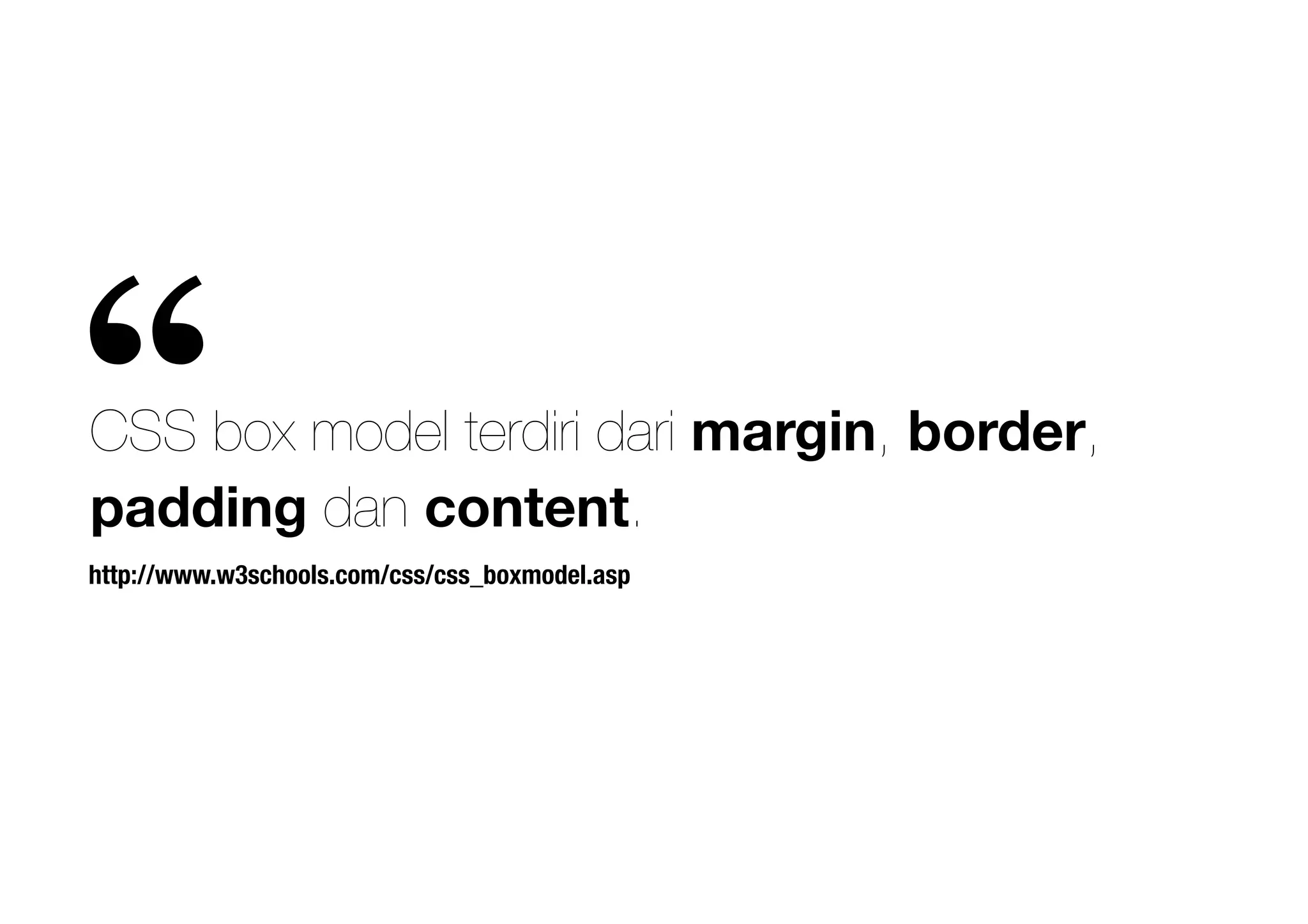 CSS Layouting #3 : Box Model | PDF