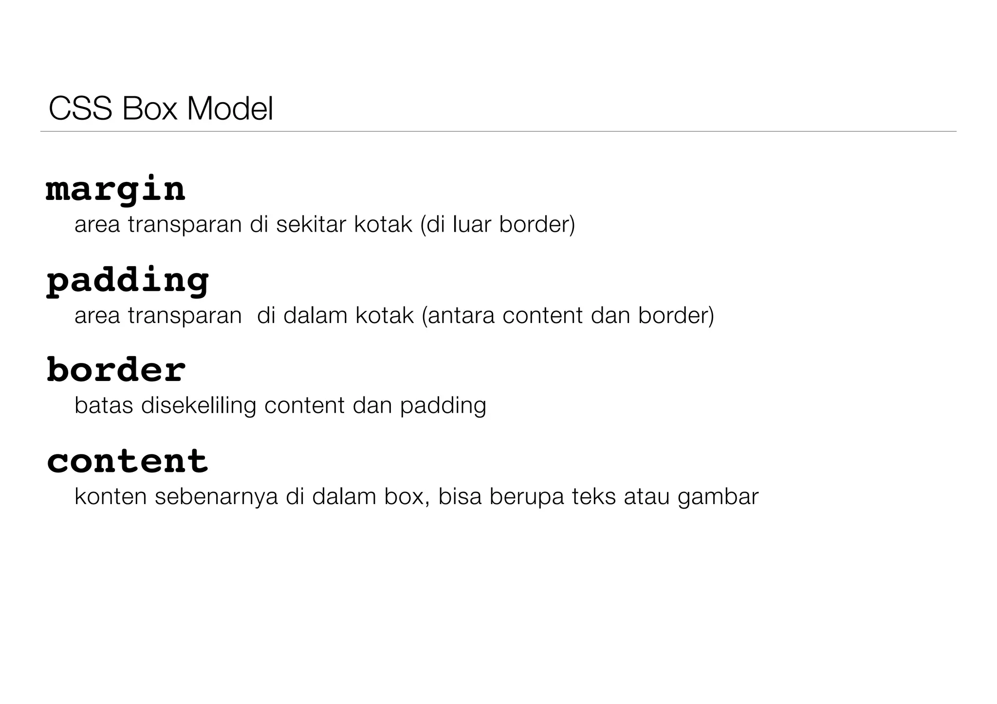 CSS Layouting #3 : Box Model | PDF