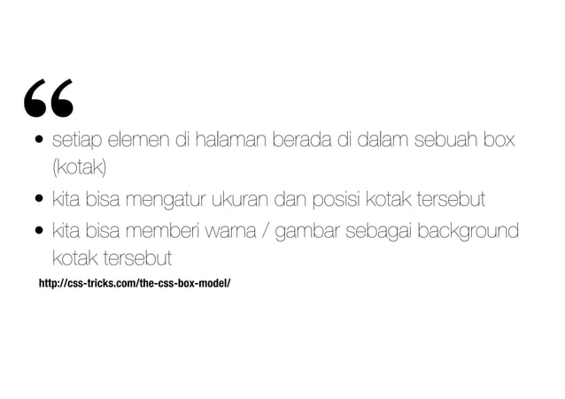 CSS Layouting #3 : Box Model | PDF