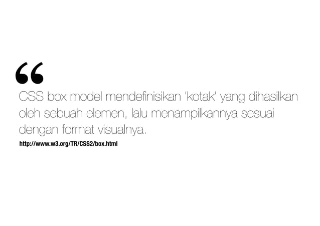 CSS Layouting #3 : Box Model | PDF