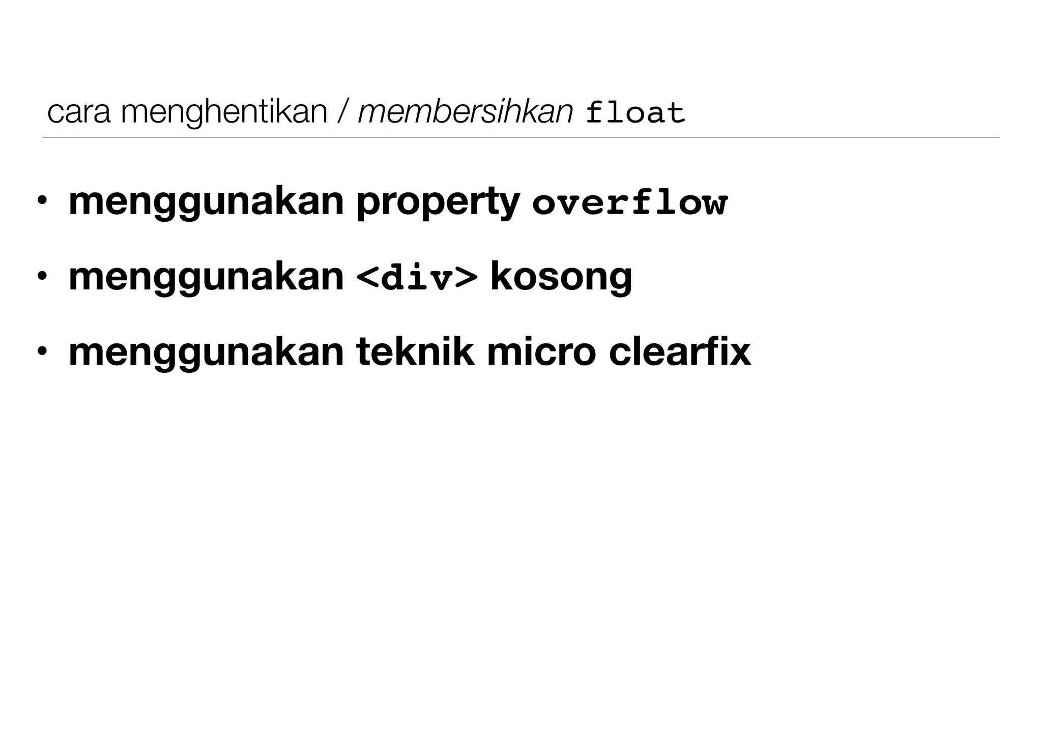Css Layouting 4 Float Ppt