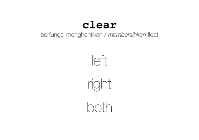 CSS Layouting #4 : Float | PDF