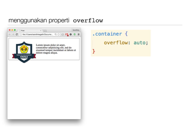 CSS Layouting #4 : Float | PDF
