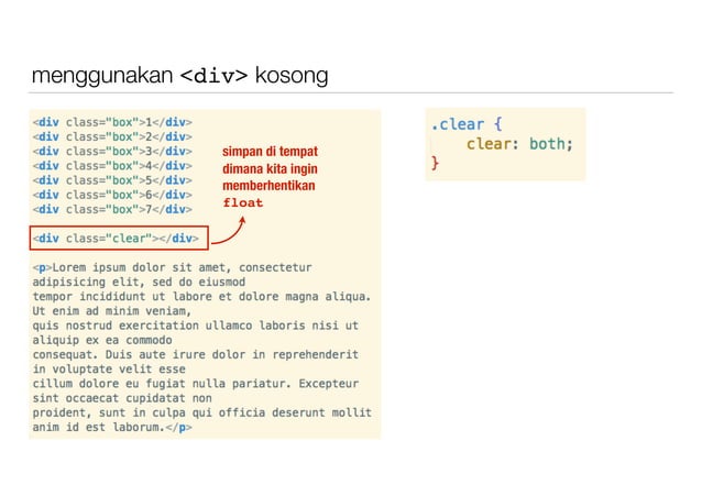 CSS Layouting #4 : Float | PDF