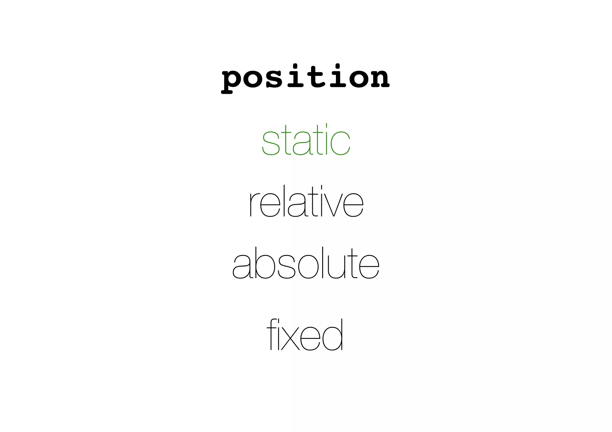 CSS Layouting #5 : Position | PDF