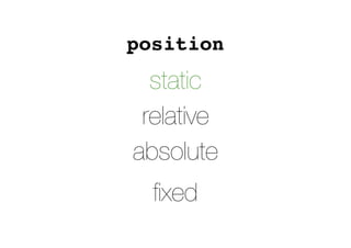 CSS Layouting #5 : Position | PDF