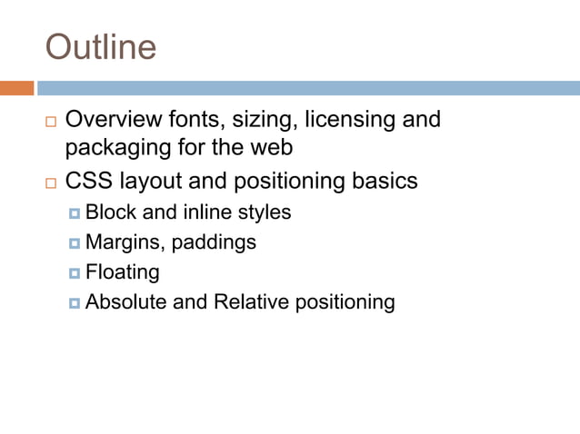 Css layouts-continued | PPT
