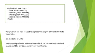 Css links | PPT