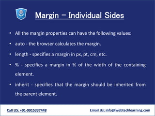 Css margins | PPTX