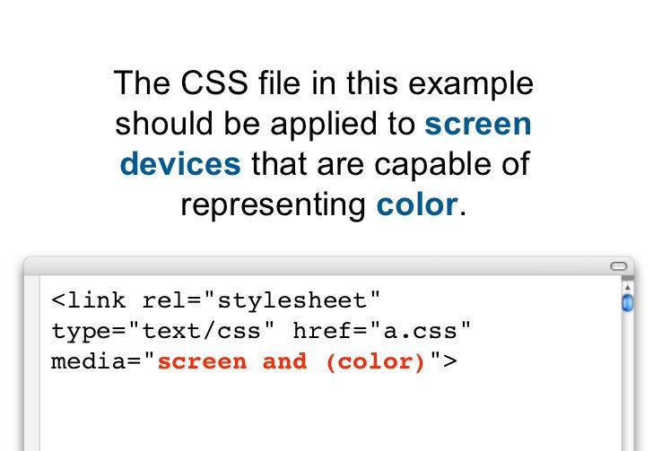 CSS3 Media Queries