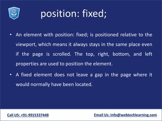 Css position | PPTX