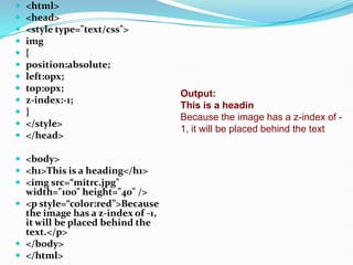 CSCADING style sheet. Internal external inline | PPT