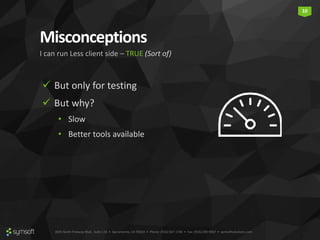 CSS Preprocessors with an introduction to LESS/SASS | PPT
