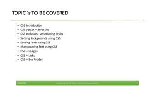 Css presentation lecture 1 | PPTX