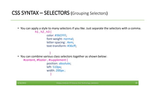 Css presentation lecture 1 | PPT