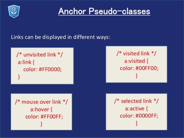 Css pseudo-classes