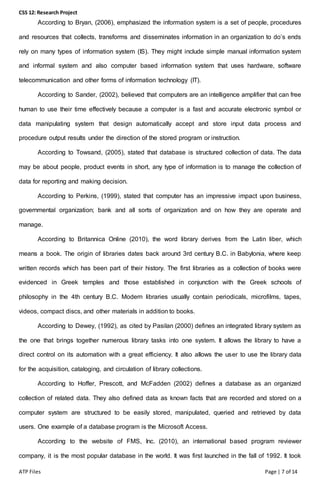 Css research project-12 | DOCX