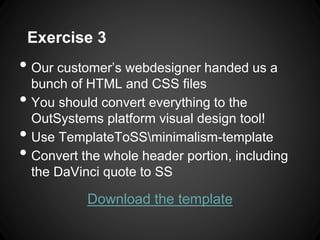 CSS workshop @ OutSystems | PPT
