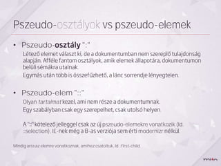 CSS szelektorok | PDF