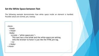 Css text | PPT