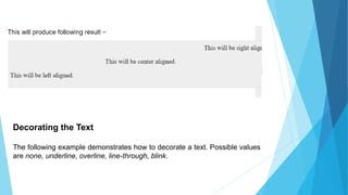 Css text | PPT