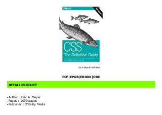 [EXCLUSIVE]Css: The Definitive Guide: Visual Presentation for the Web