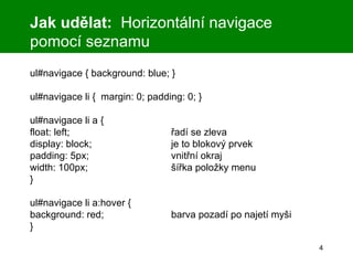 CSS - Tipy a triky | PPT