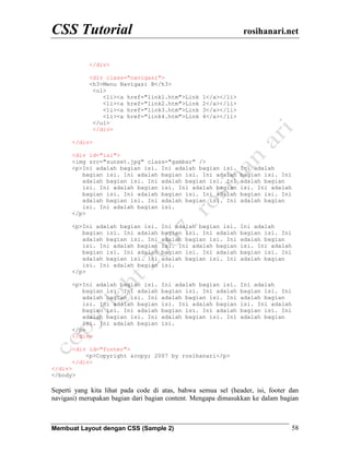 Css tutorial-20 | PDF
