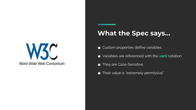 CSS Custom Properties (aka CSS Variable) | PPT CSS Custom Properties (aka CSS Variable) | PPT