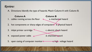 OCCUPATIONAL AND HEALTH SAFERTY PROTOCOLS AND COMPUTER SECURITY ISSUES ...