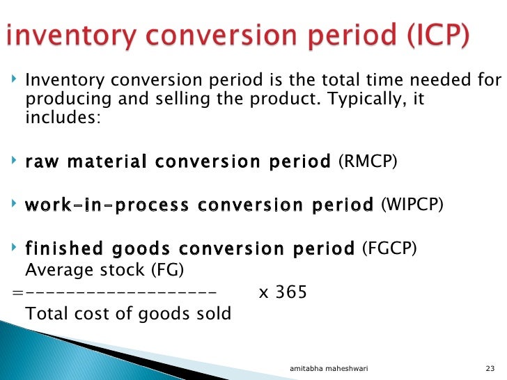 Css 11 working capital management