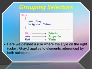 CSS | PPTX | Web Development | Internet