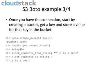 CloudStack S3 | PPT