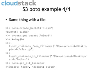 CloudStack S3 | PPT