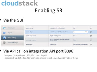 CloudStack S3 | PPT