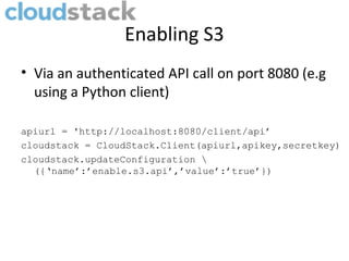CloudStack S3 | PPT