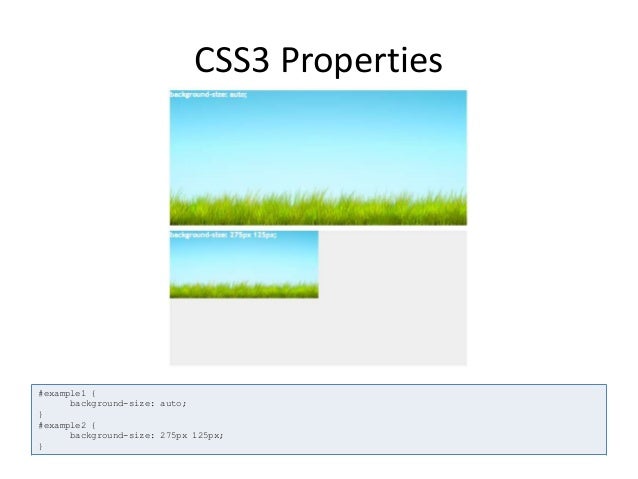 New Elements & Features in CSS3