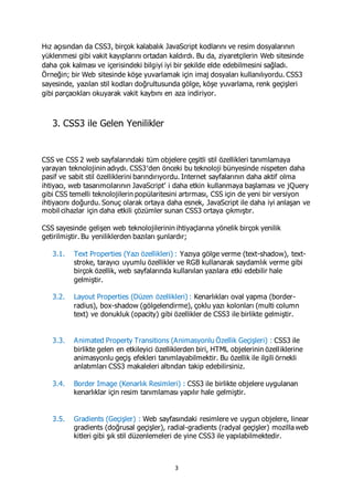 CSS3' e Giriş | PDF